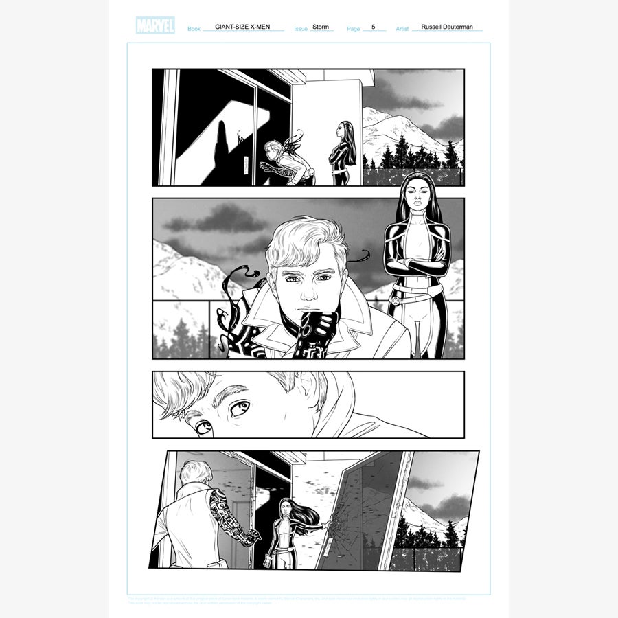 GIANT-SIZE X-MEN: STORM p05 artist’s proof | RUSSELL DAUTERMAN | store