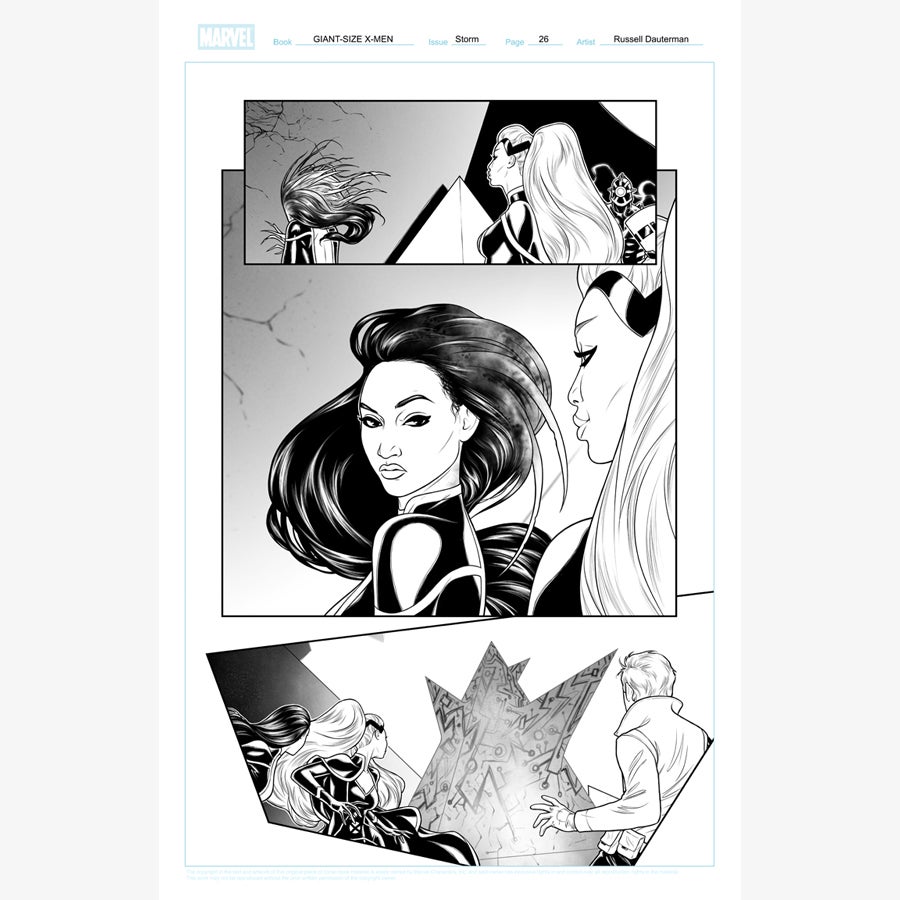 GIANT-SIZE X-MEN: STORM p26 artist’s proof | RUSSELL DAUTERMAN | store