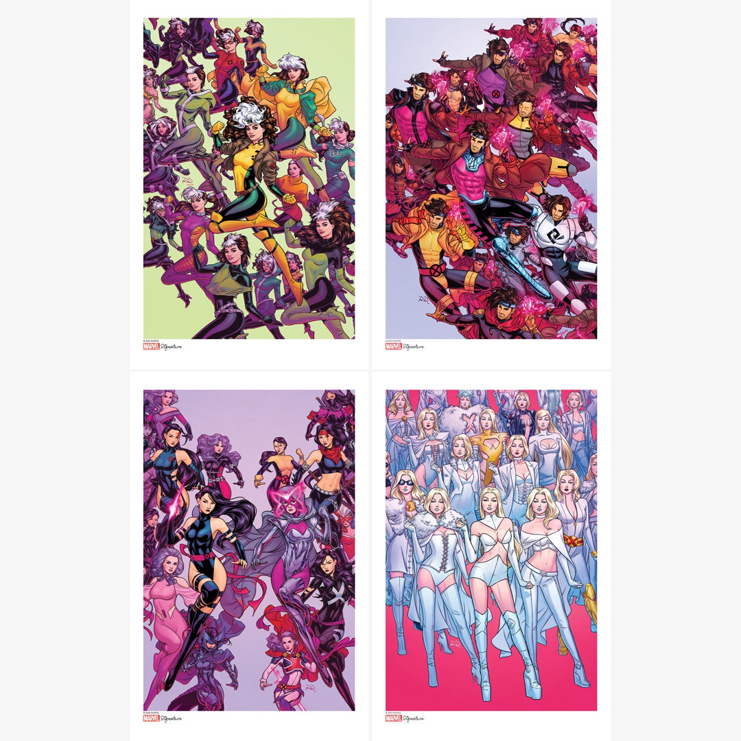 MARVEL COSTUMES PRINTS (v2) set of 4 | RUSSELL DAUTERMAN | store